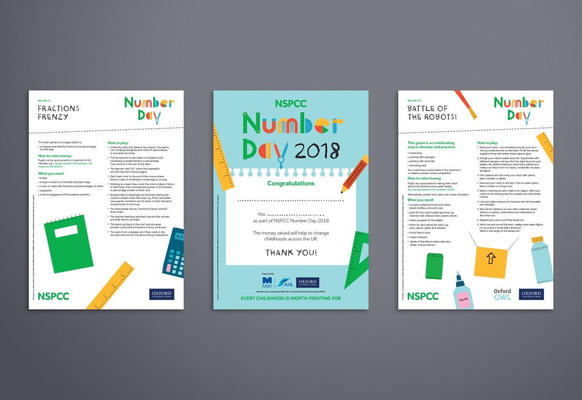 Number Day Visual Identity | Client: NSPCC | Supple Studio
