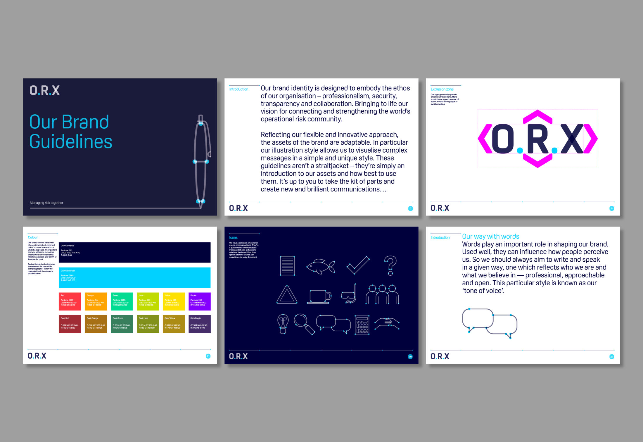 Branding Scheme | Client: ORX | Supple Studio